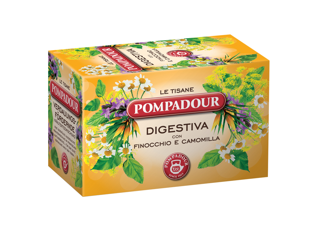 Tisana digestiva con rooibos anice e finocchio - Pompadour